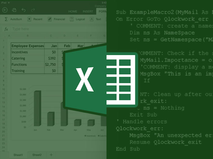 Advantages of using VBA over Macros - Anything Excel